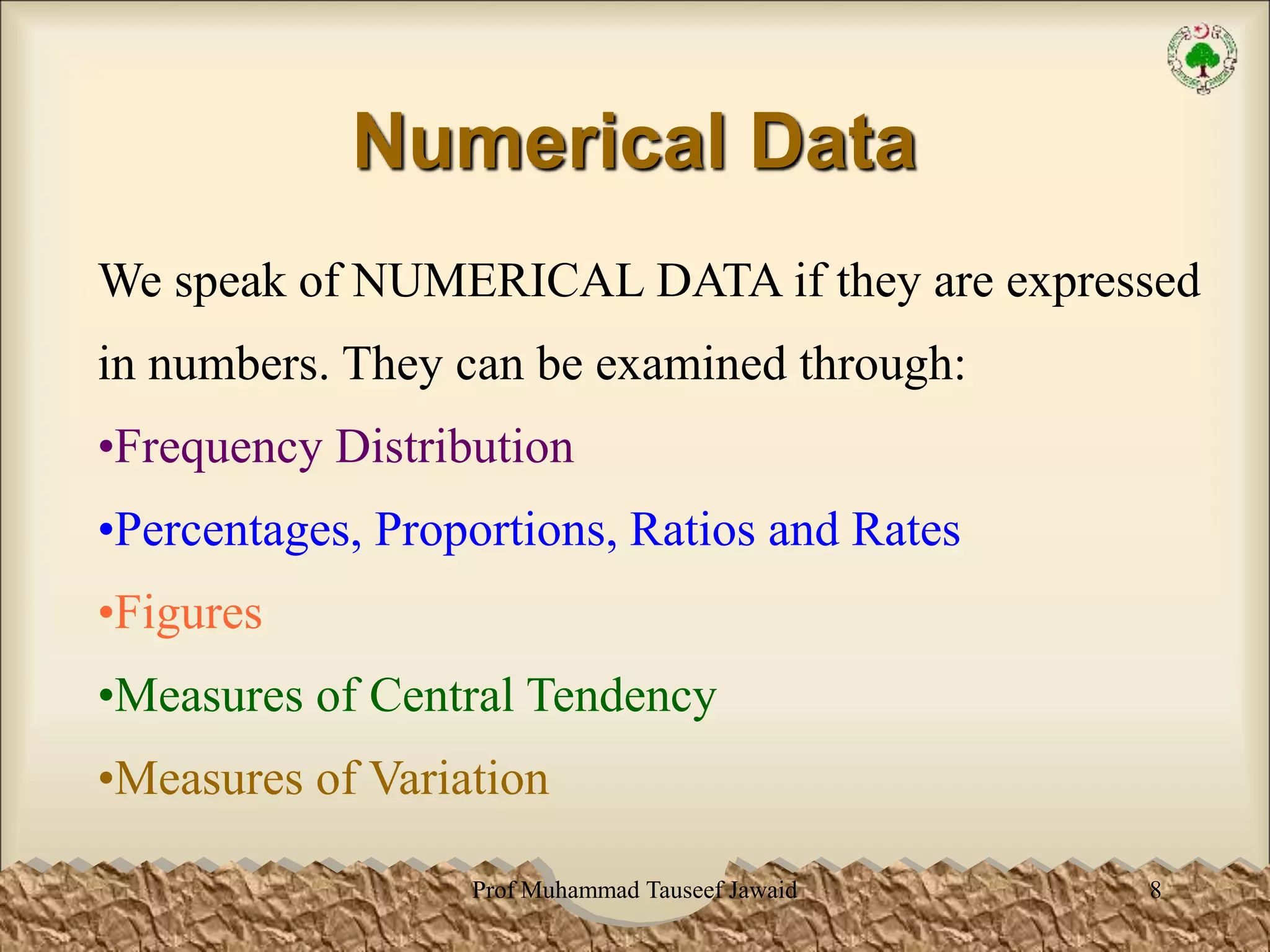 Introduction To Biostatisticsppt