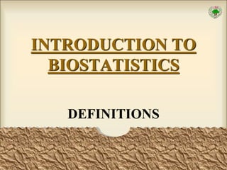 Introduction to Biostatistics.ppt