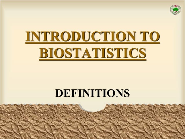 Introduction to Biostatistics.ppt