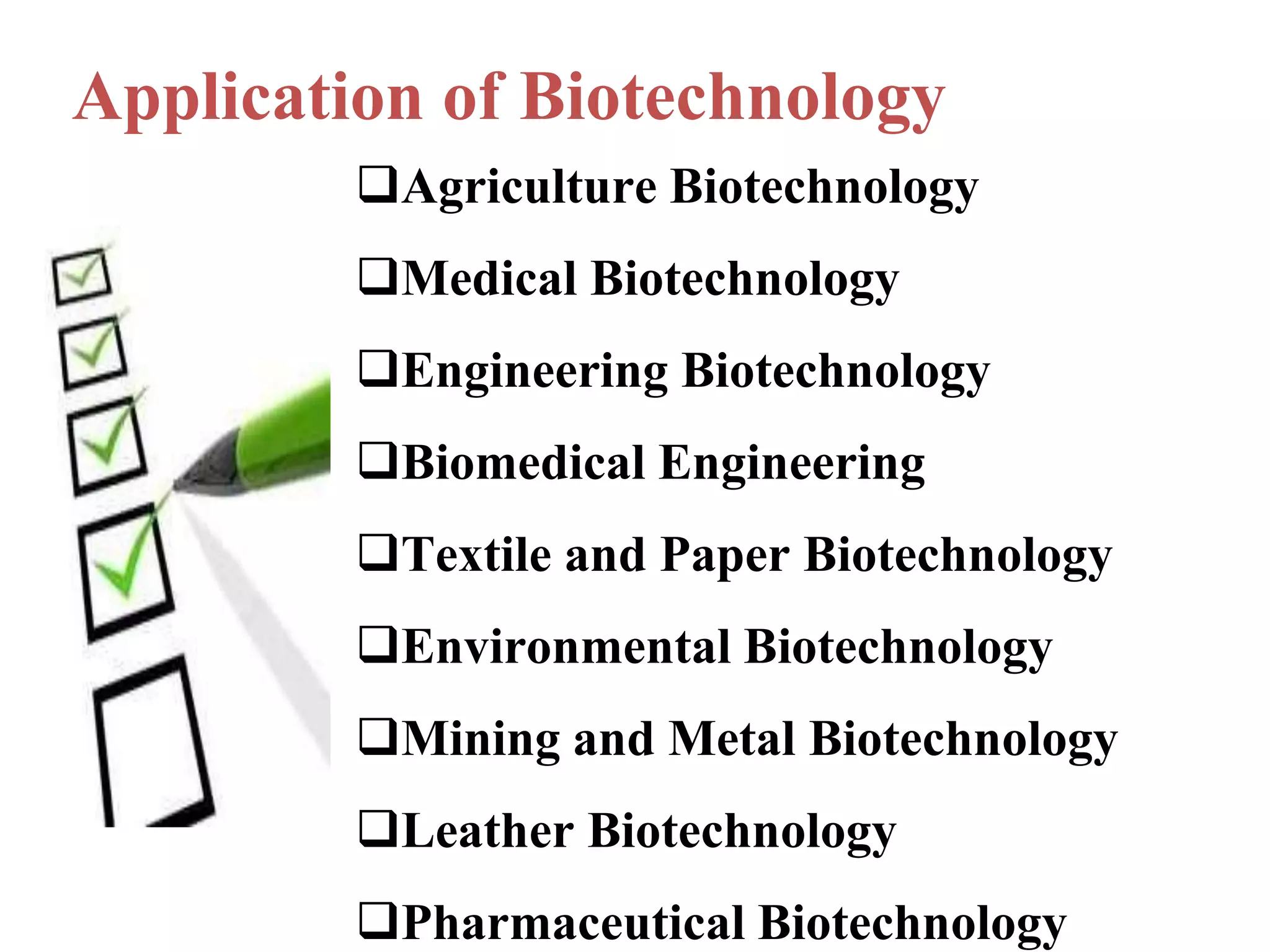 Introduction to biotechnology | PDF