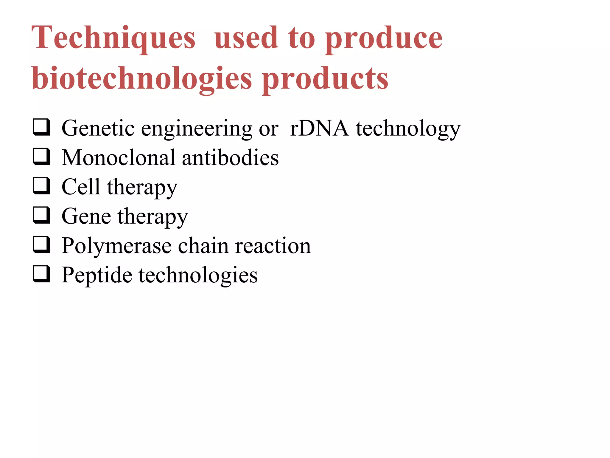 Introduction to biotechnology | PDF