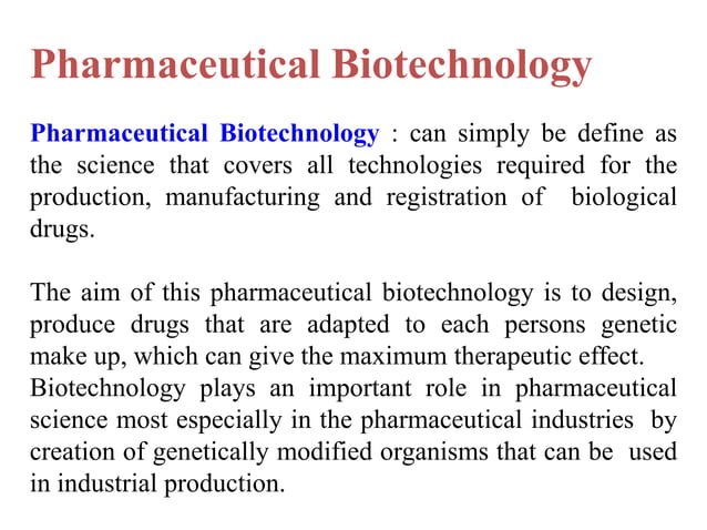 Introduction to biotechnology | PDF | Biotech and Biomedical Industry ...