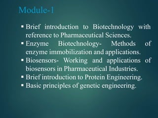 INTRODUCTION TO BIOTECHNOLOGY sem 6.pptx | Biotech and Biomedical ...