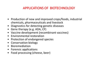 Introduction to Biotechnology (Class -1).ppt