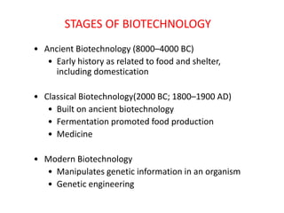 Introduction to Biotechnology (Class -1).ppt