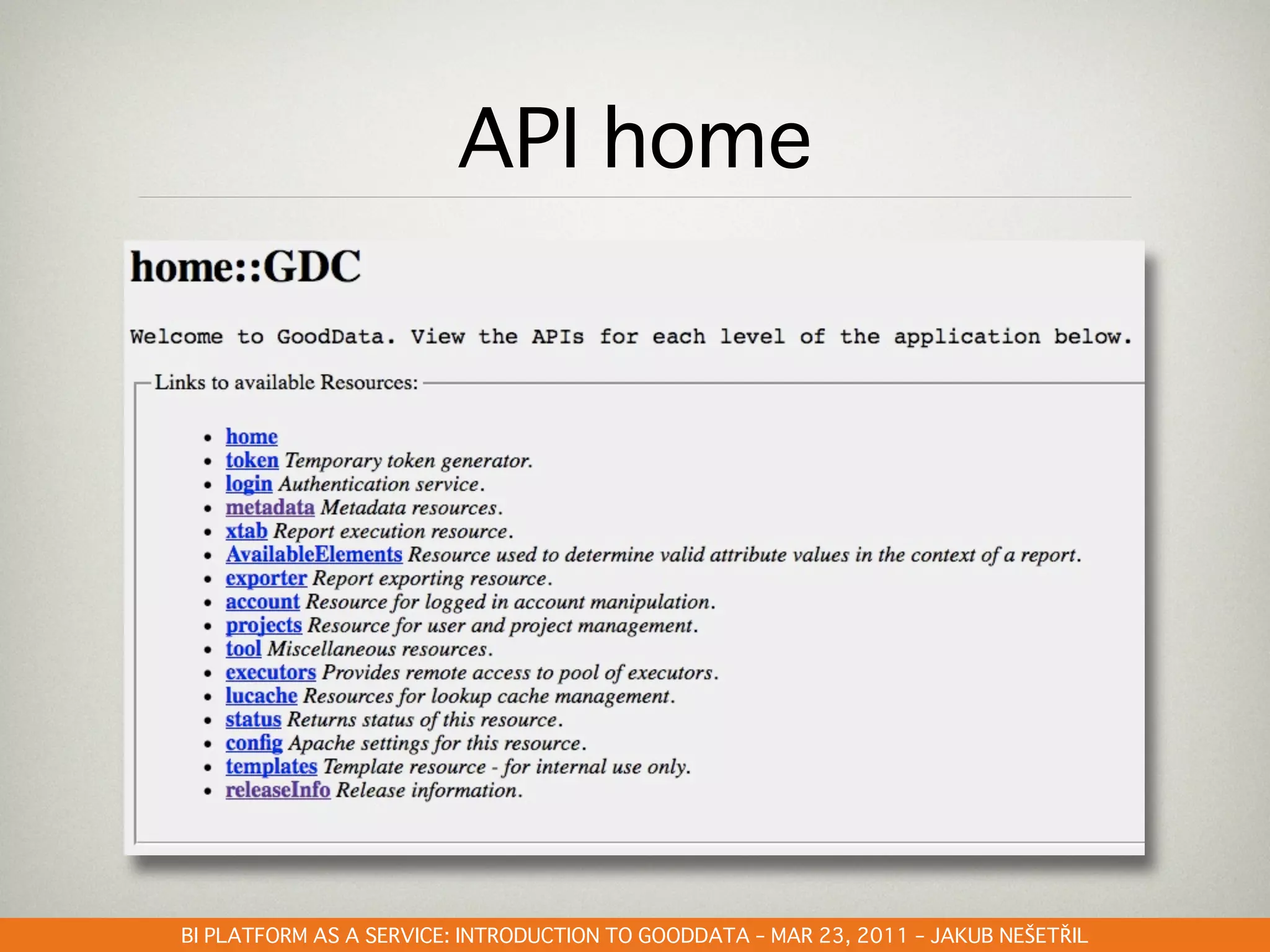 Introduction to GoodData BI PaaS | PPT