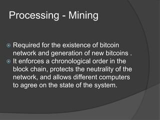 Introduction to bitcoin | PPTX