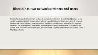 Introduction to bitcoin | PPTX | Internet | Computing