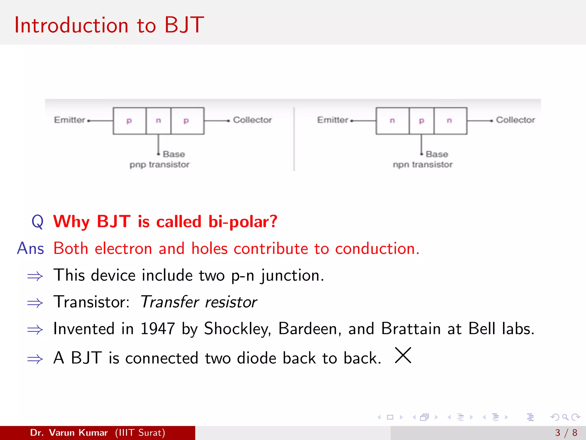 Introduction to BJT | PDF