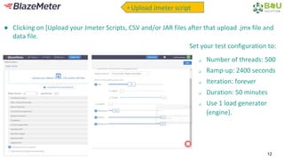 Introduction to blazemeter and jmeter | PPTX | Web Development | Internet