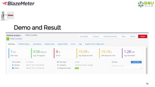Introduction to blazemeter and jmeter | PPTX