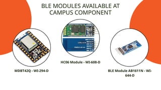 Premium BLE Modules for IoT & Wearable Innovations | PPTX