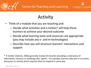 Introduction to blended learning | PPT