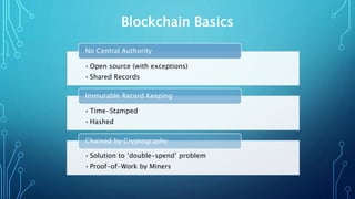 Introduction to blockchain 2018 | PPTX