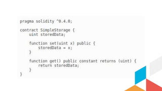 Introduction to Blockchain and Smart Contracts | PPTX | Programming Languages | Computing