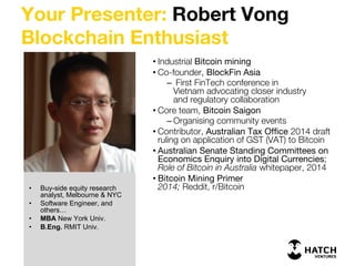Introduction to blockchain_hcmc_20170820 | PDF
