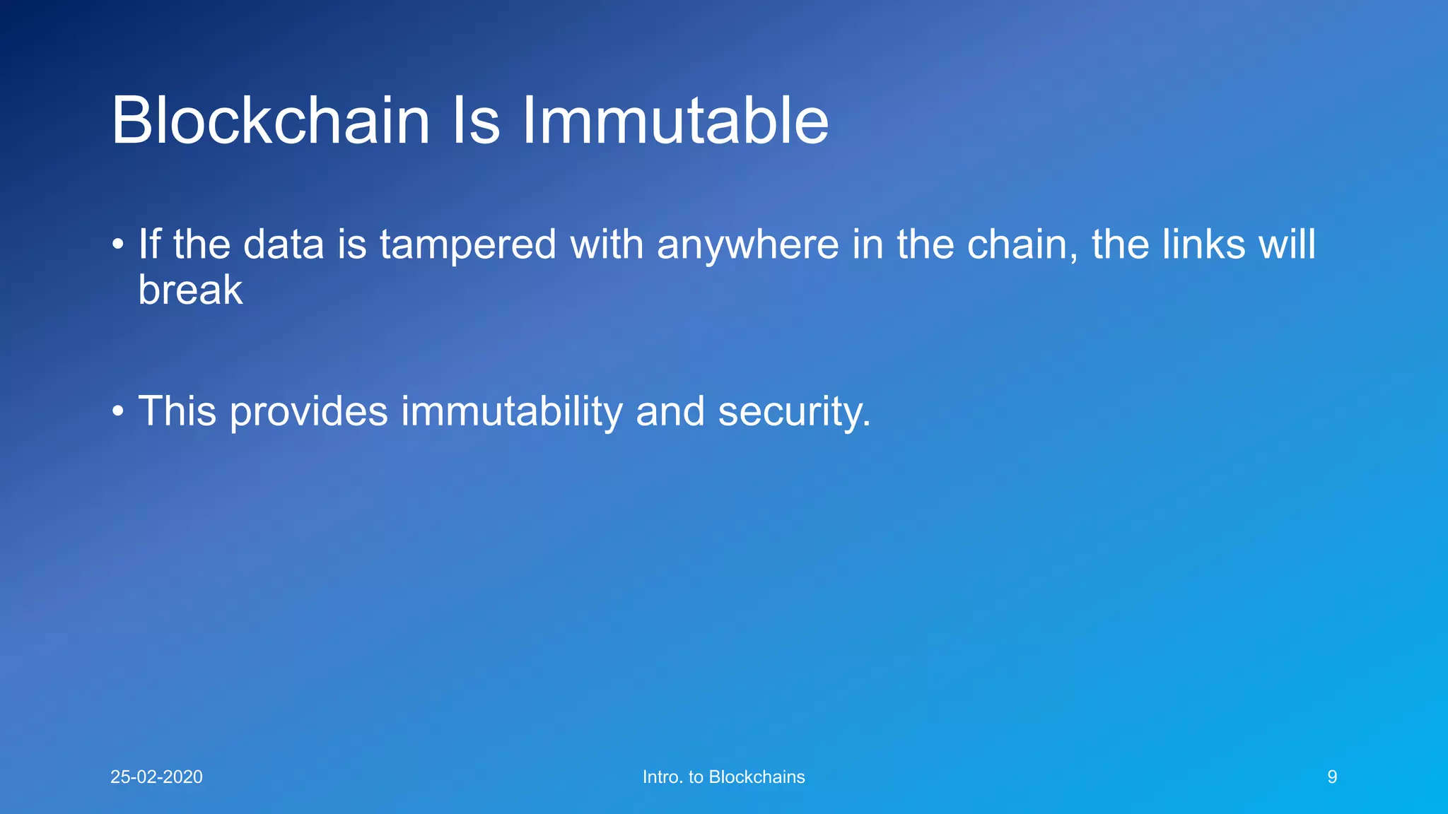 Introduction To Blockchains Ppt
