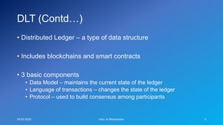 Introduction to blockchains | PPT