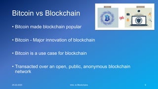 Introduction to blockchains | PPT