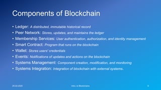 Introduction to blockchains | PPT