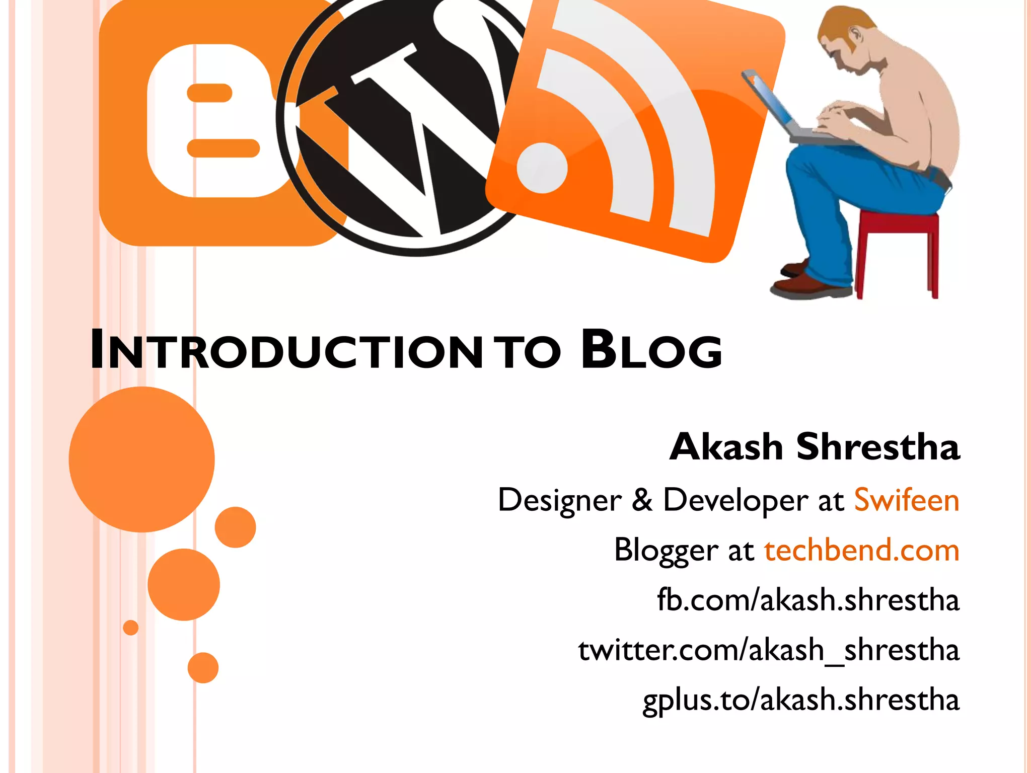 Introduction to blog | PDF