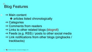 Introduction to Blogging | PPTX