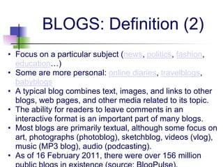 Introduction to blogs | PPT