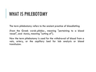 introduction to blood and Phlebotomy.ppt