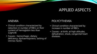 Introduction to blood components of blood, pcv | PPTX