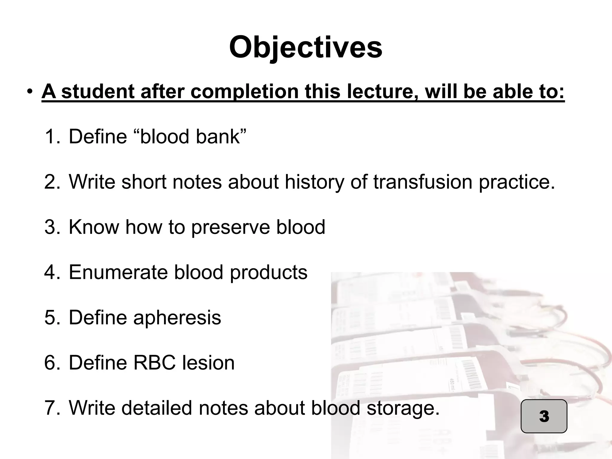 Introduction to blood transfusion | PDF