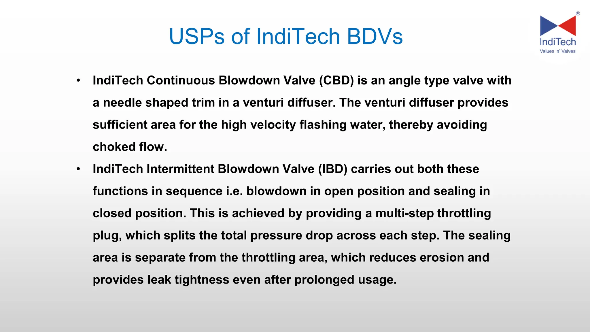 Introduction to Blowdown Valves - IndiTech Valves.pptx