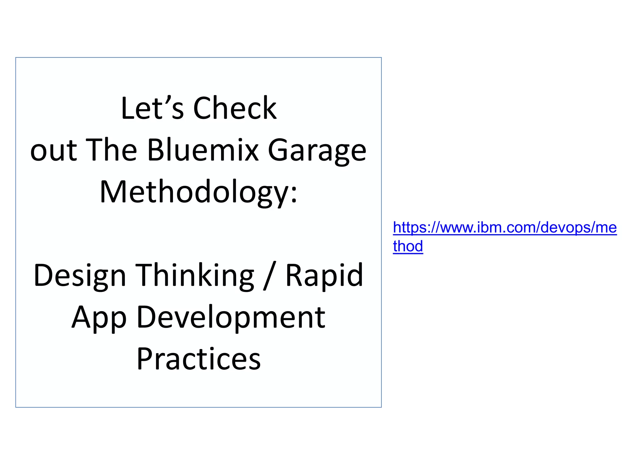 Introduction to Bluemix | PDF