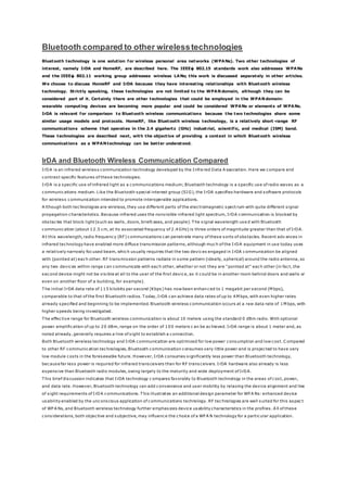 Introduction to bluetooth | DOCX