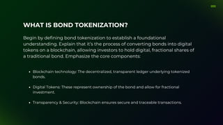 Introduction to Bond Tokenization guide to explore | PDF
