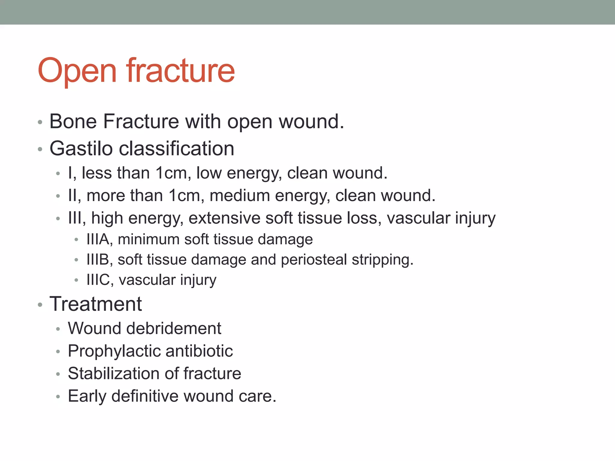 Introduction to bone fracture | PPTX
