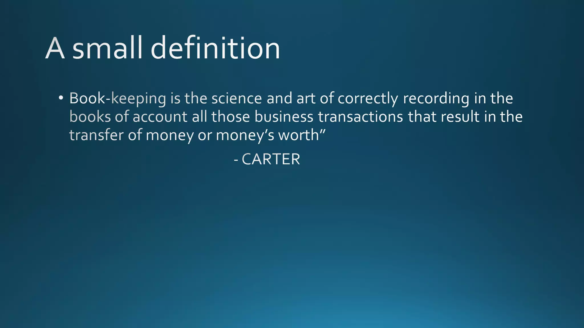 Introduction to bookkeeping and accounting 1 slideshare | PPT