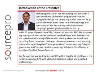 Introduction to boolean search | PPTX