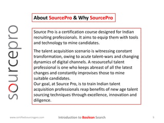 Introduction to boolean search | PPTX | Search | Internet
