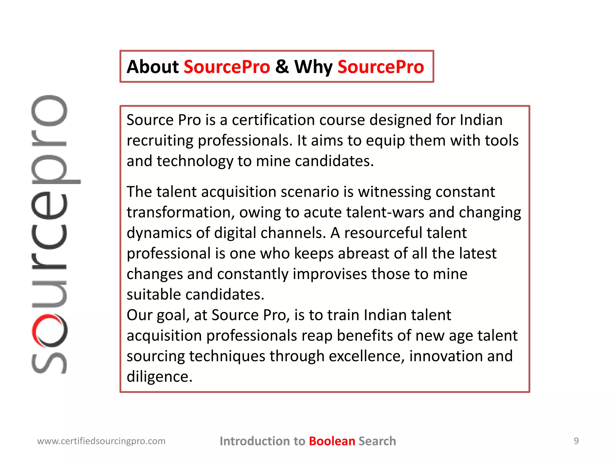 Introduction to Boolean Search | PPTX