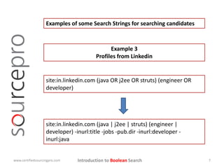 Introduction to Boolean Search | PPTX