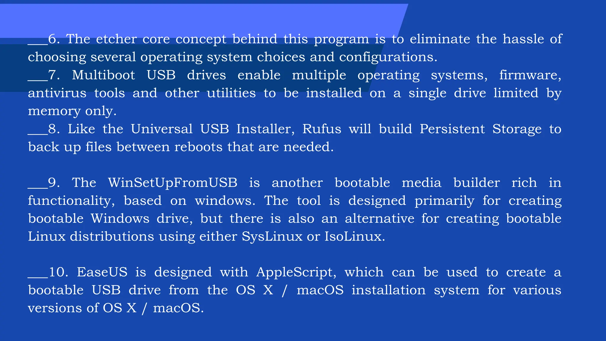 Introduction to bootable drive......pptx | Operating Systems | Computer Software and Applications
