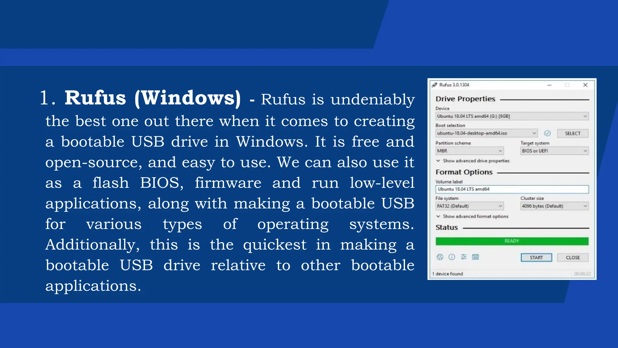 Introduction to bootable drive......pptx | Operating Systems | Computer Software and Applications
