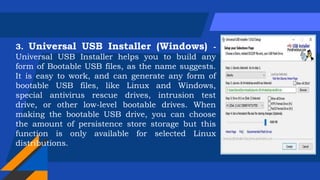 Introduction to bootable drive......pptx | Operating Systems | Computer Software and Applications