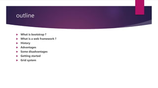 Introduction to bootstrap | PPT