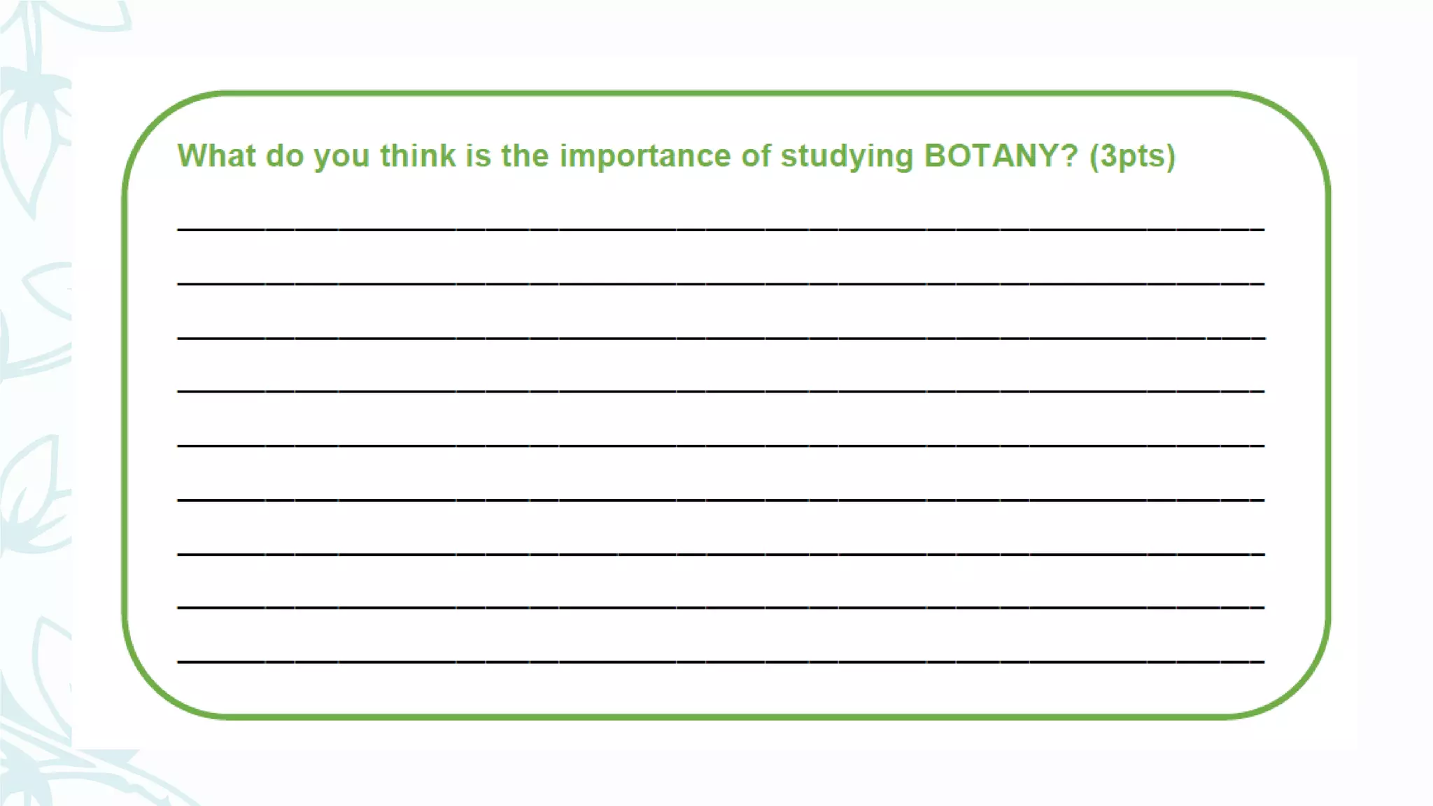 Introduction to Botany Lesson 1.pptx
