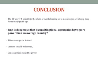 Introduction to bp’s disaster | PDF | Business | Business and Finance
