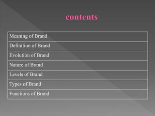 Introduction to Brand | PPTX