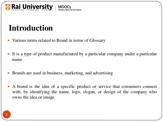 Introduction to Branding