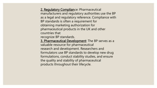 Introduction to British pharmacopeia.pptx