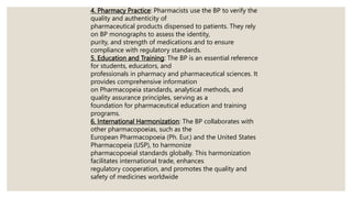 Introduction to British pharmacopeia.pptx